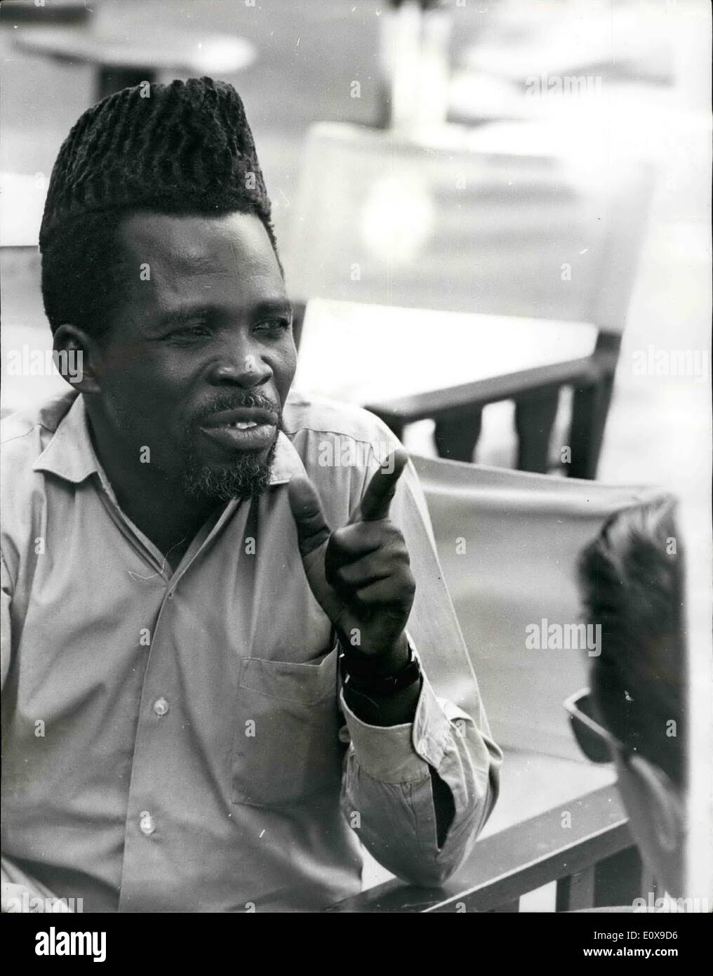 Oct. 10, 1965 - ''Dead'' Congolese Rebel Leader gives Press Conference ...