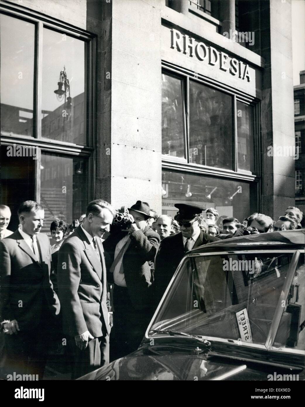 Oct. 10, 1965 - Mr Ian Smith Prime Minister of Rhodesia in London: Ian ...