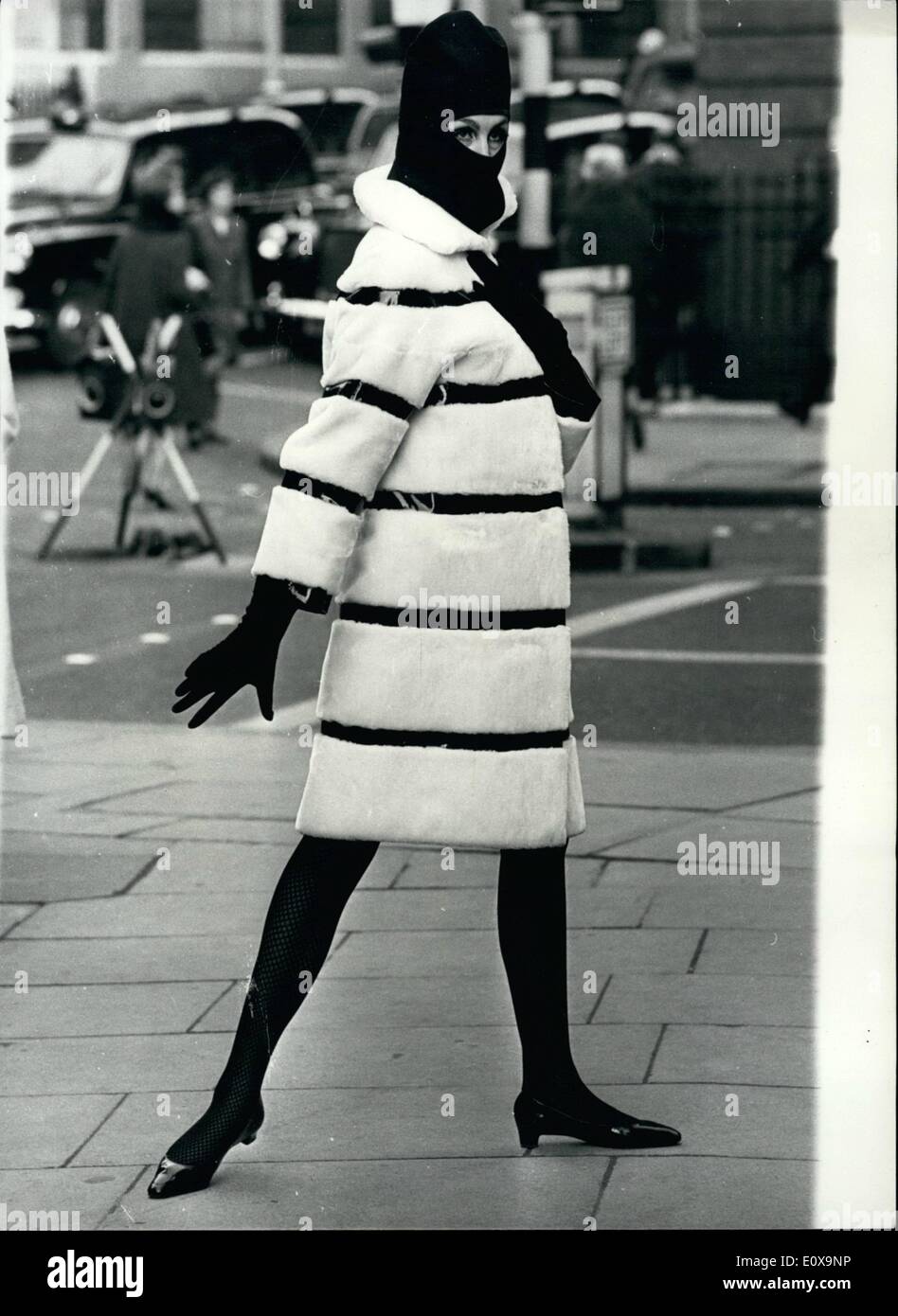 Dec. 12, 1965 - Fur Fabrics Show in London: Photo Shows This striking ...