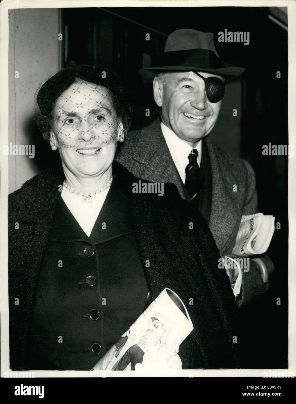 Oct. 10, 1965 - Leaving For USA. keystone Photo Shows: The Hon. Lewis W ...