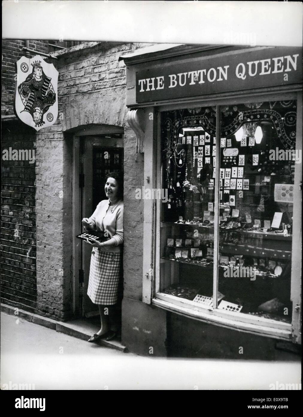 Oct. 10, 1965 - The Button Queen: Buttons, those vital parts of one's ...