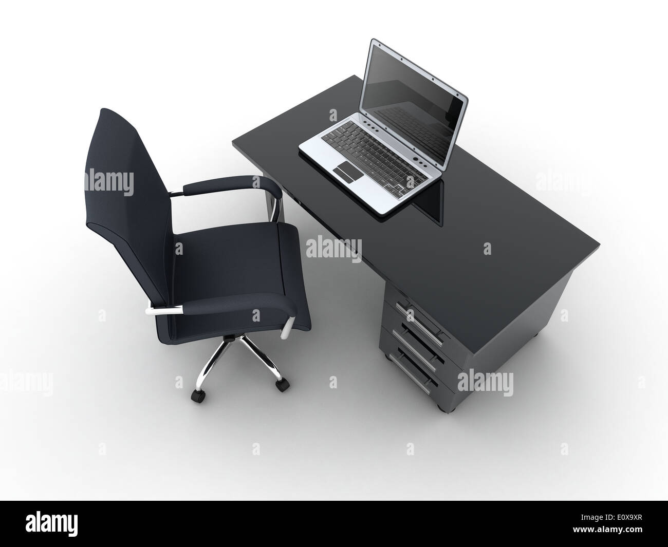 Abstract Workplace (done in 3d Stock Photo - Alamy