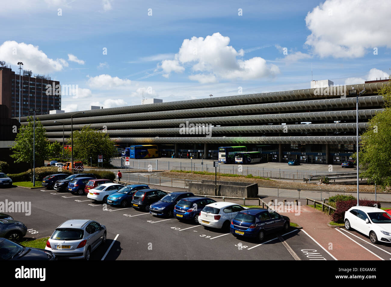 Preston bus station England UK Stock Photo - Alamy