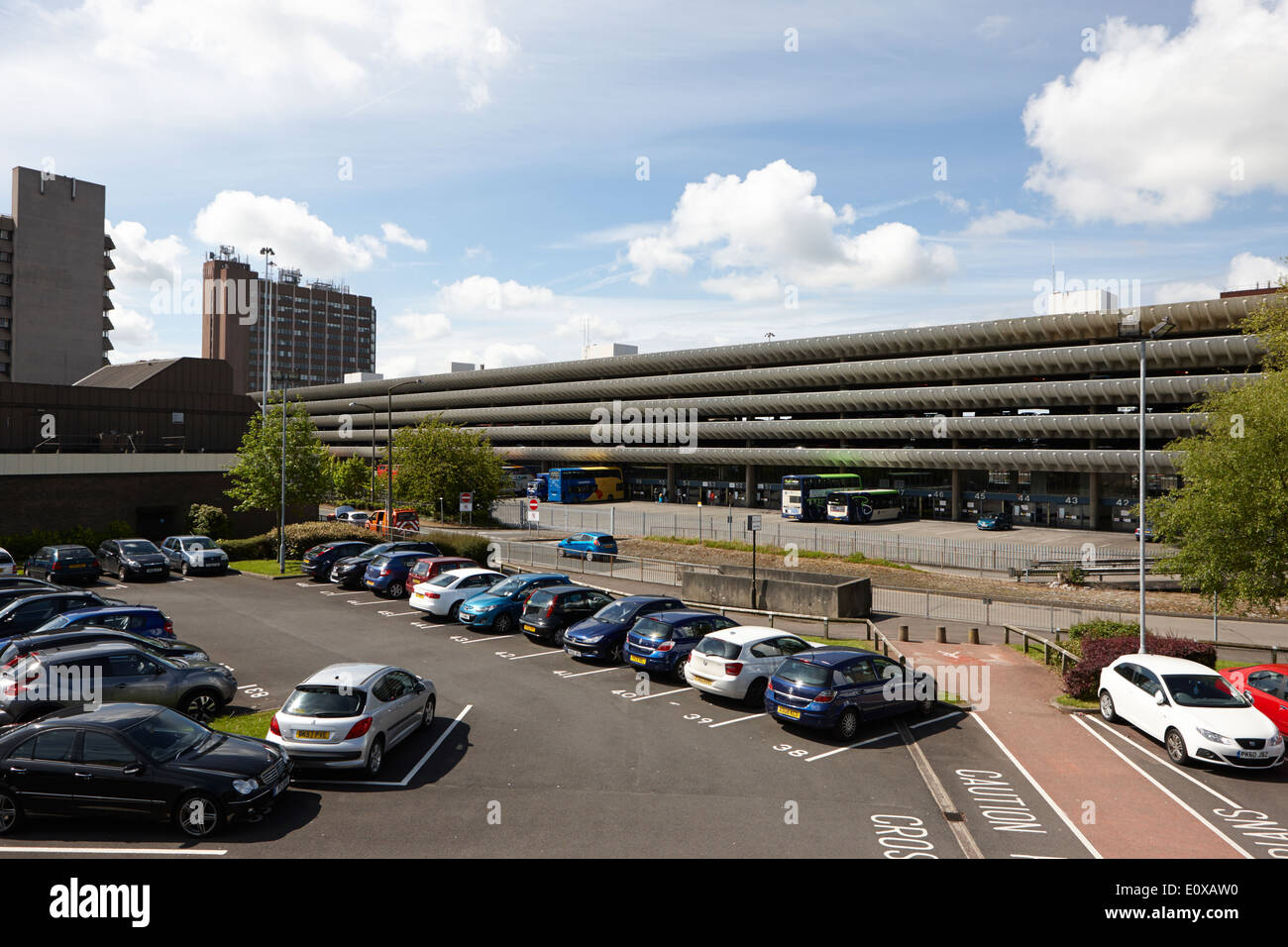 Preston bus station England UK Stock Photo - Alamy