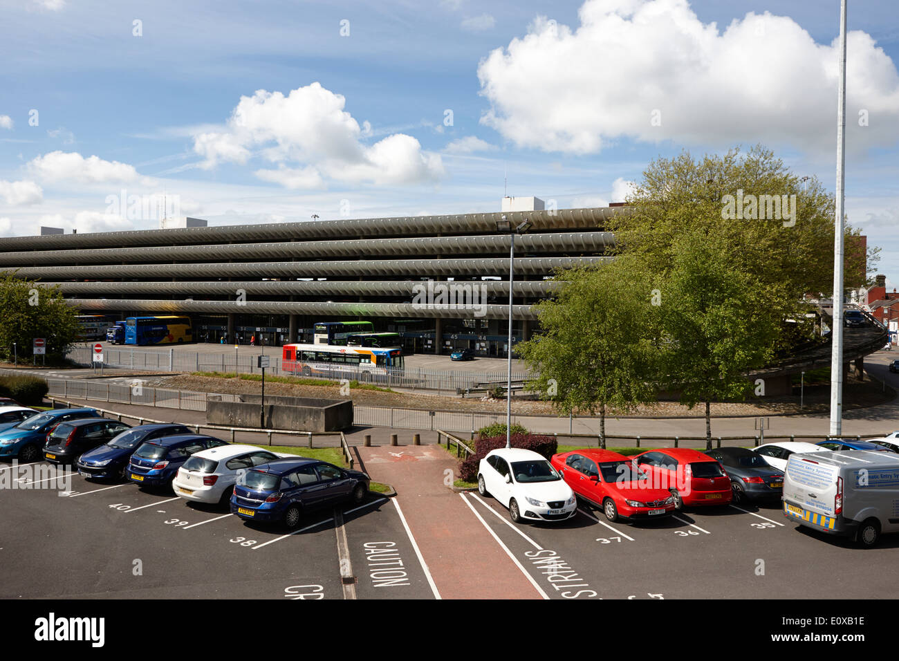 Preston bus station England UK Stock Photo - Alamy