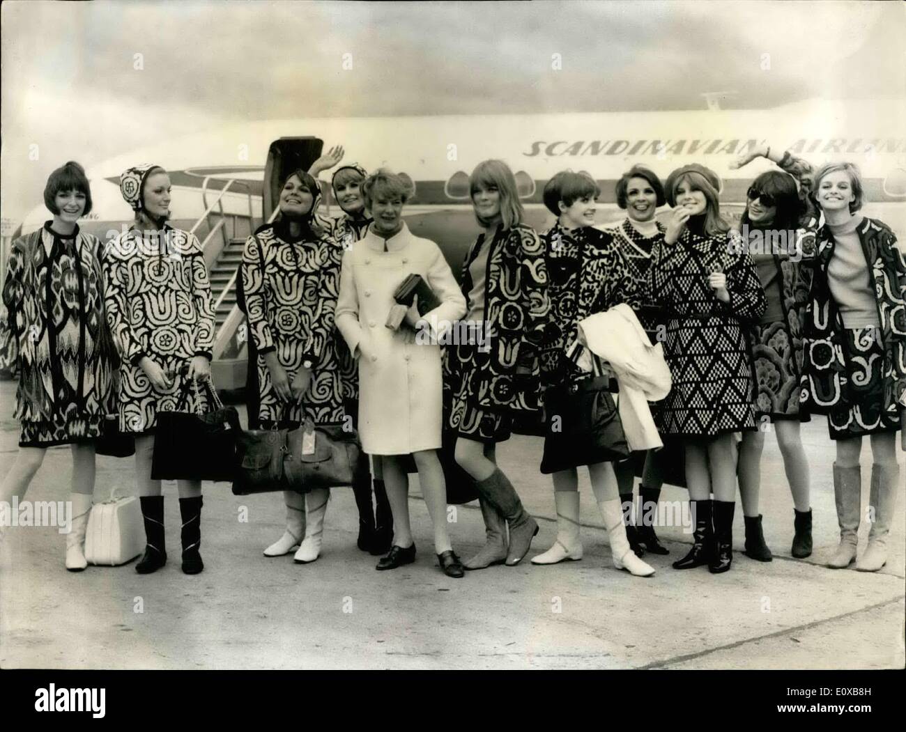 Mar. 03, 1966 - Swedish Fashion models in Paris: Fifteen Swedish models ...