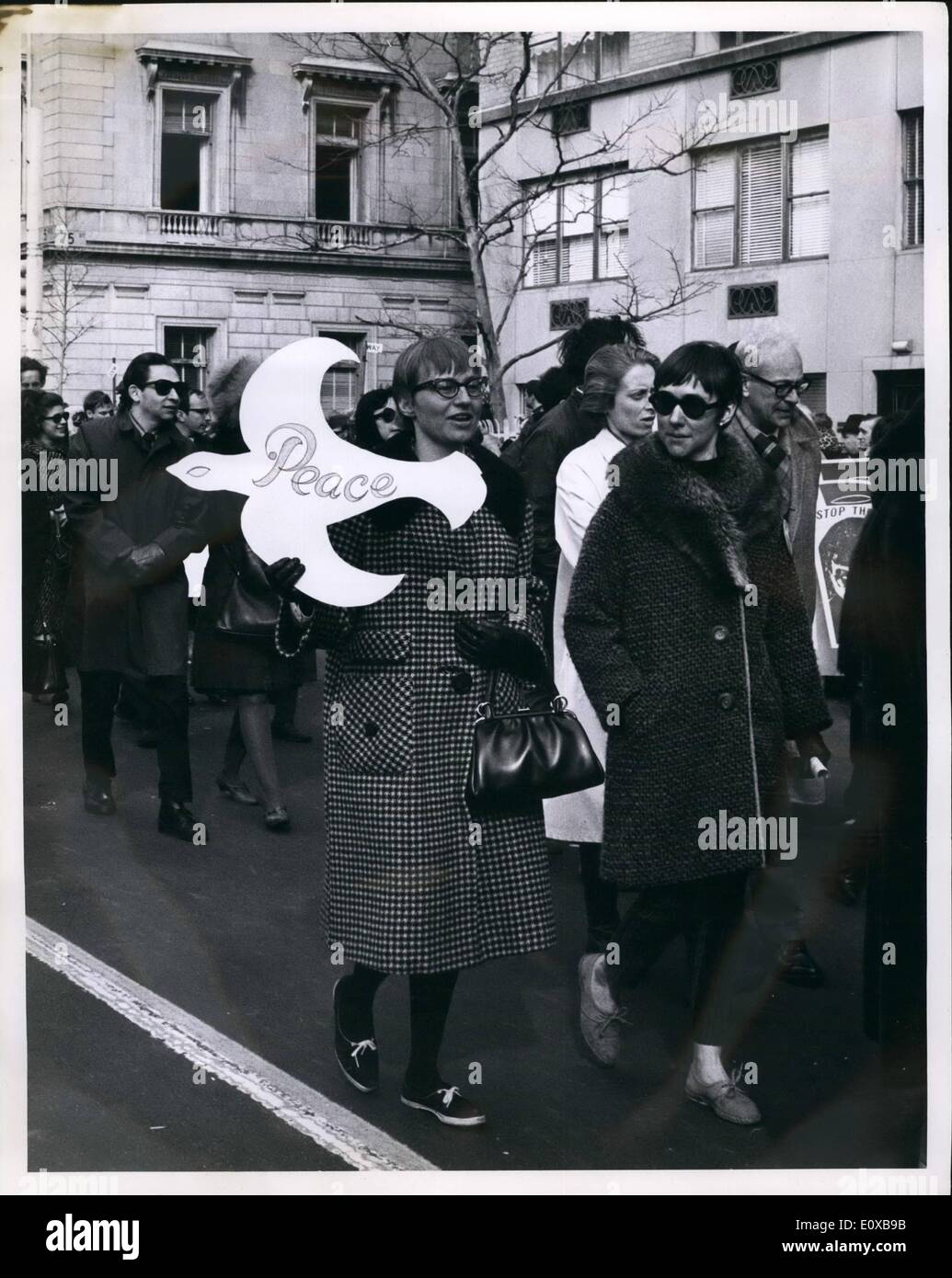 Mar. 03, 1966 - Anti Vietnam demonstration New York Stock Photo - Alamy