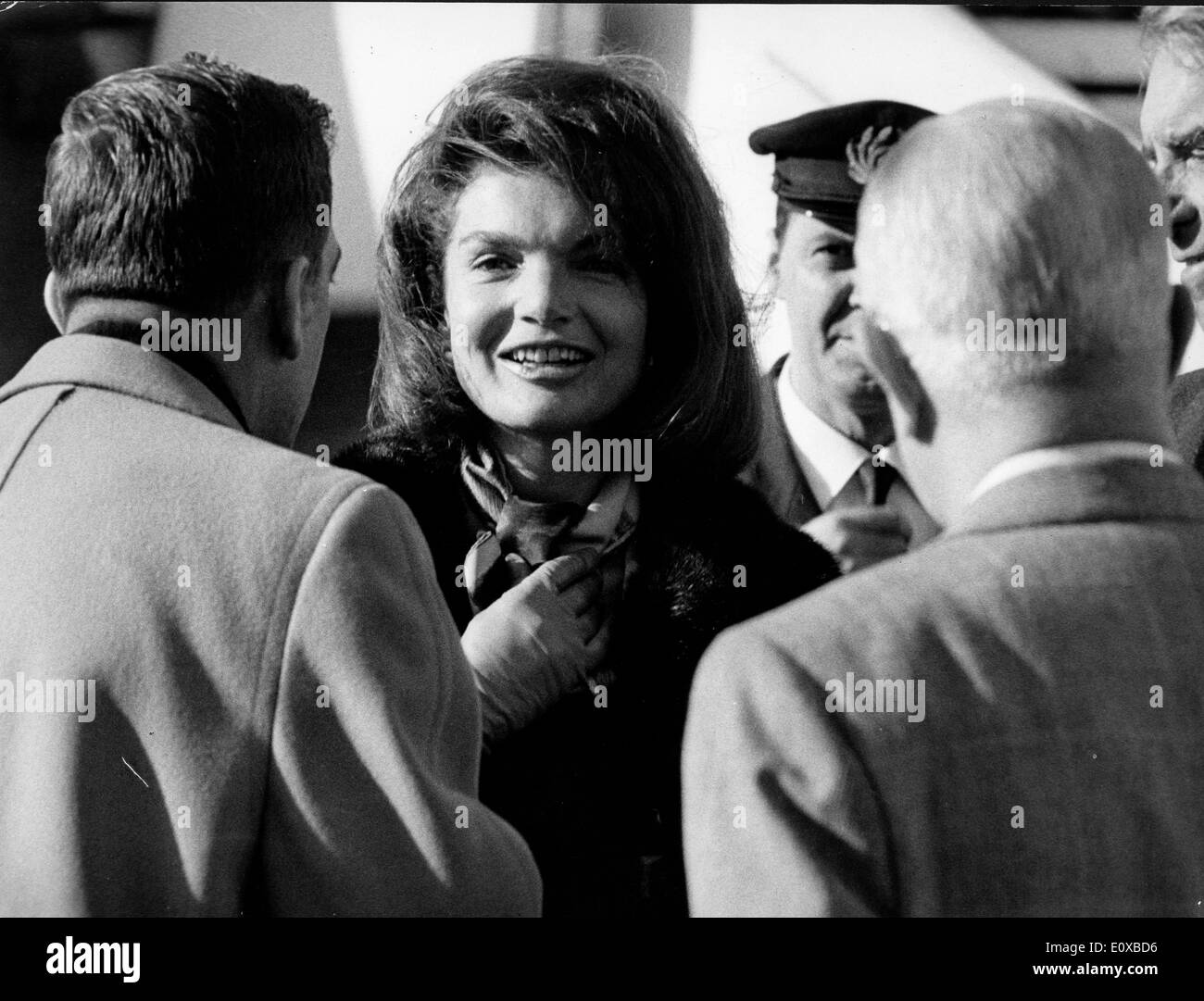 Jackie kennedy onassis rome Black and White Stock Photos & Images - Alamy