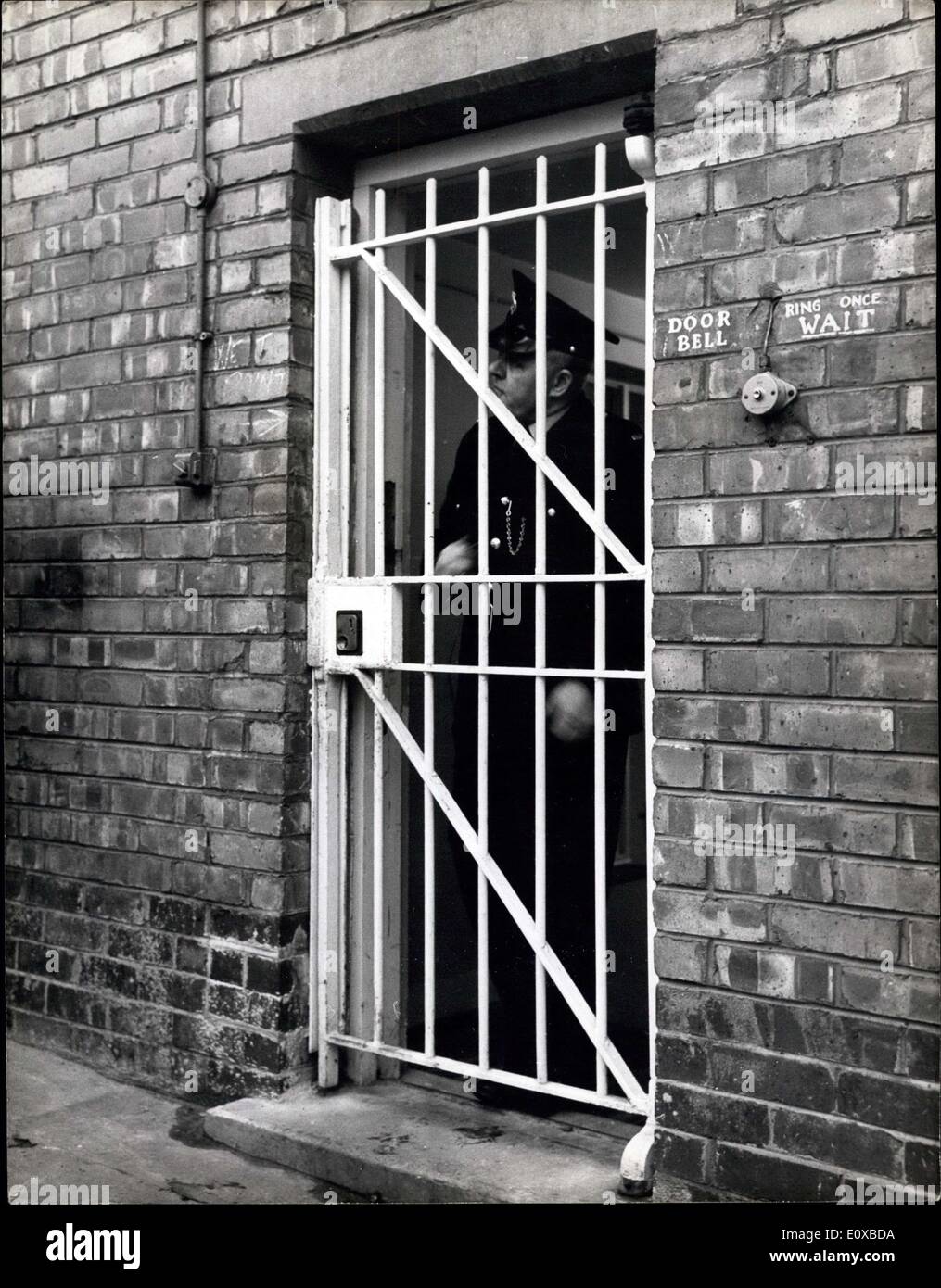 Jan. 31, 1966 - Barring the way: Barring the way: ''Door Bell, Ring ...