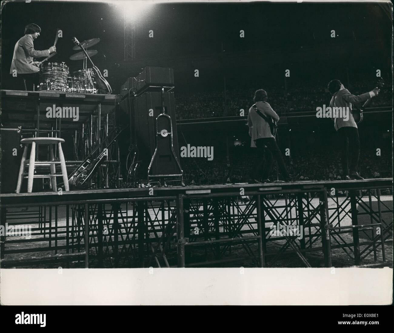 Feb. 02, 1966 - Beatles concert at Shea Stadium, USA Stock Photo - Alamy