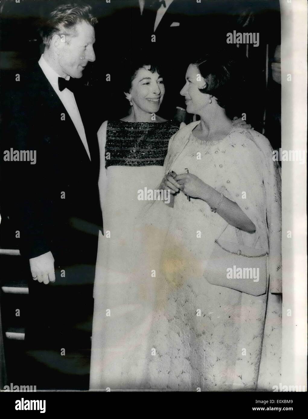 Feb. 02, 1966 - Princess Margaret chats with conductor Danny Kaye ...