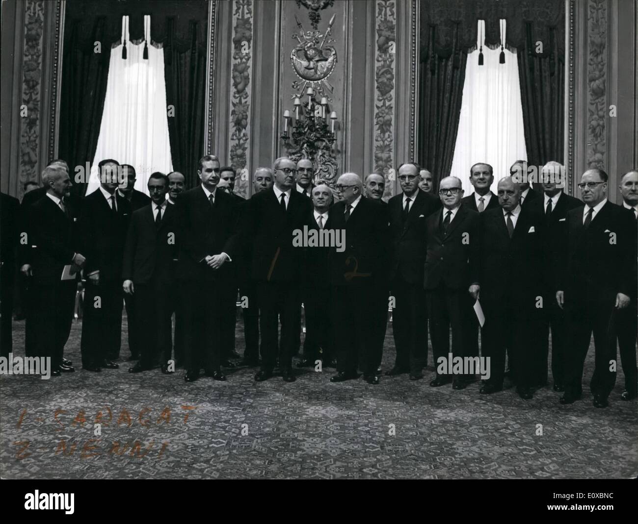 Feb. 02, 1966 - The New Goverment swere in the presence of the ...