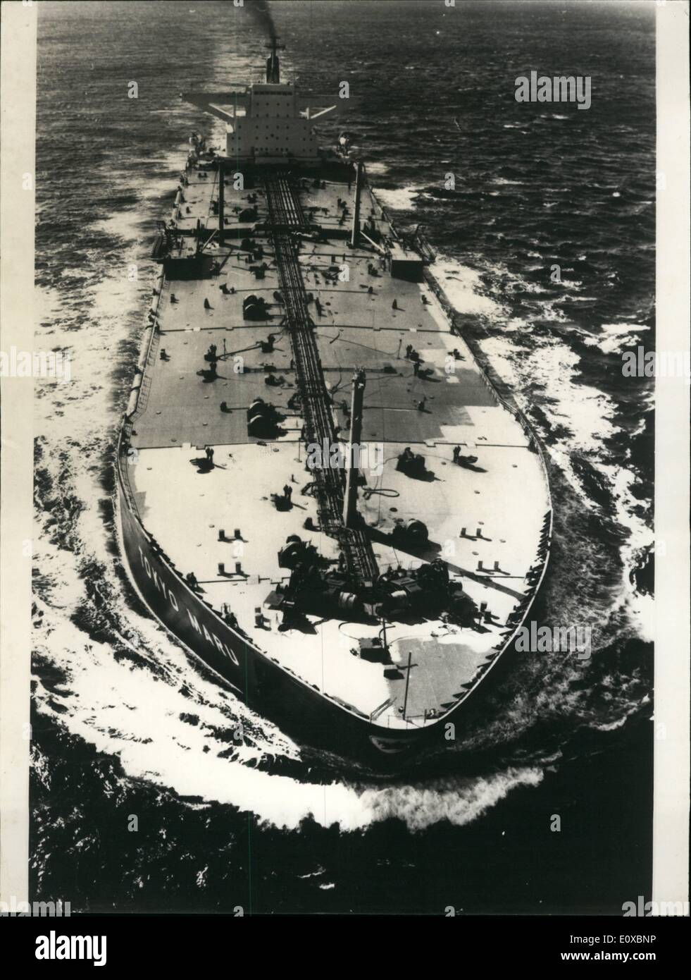 Feb. 02, 1966 - Japan's biggest tankers on Maiden Voyage : Japan's ...