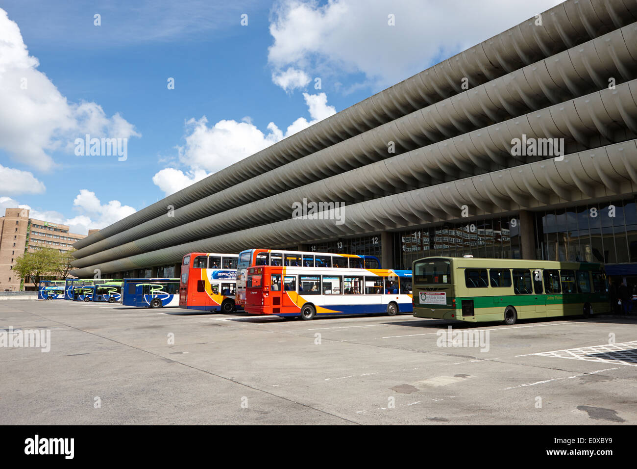 Preston bus station England UK Stock Photo - Alamy