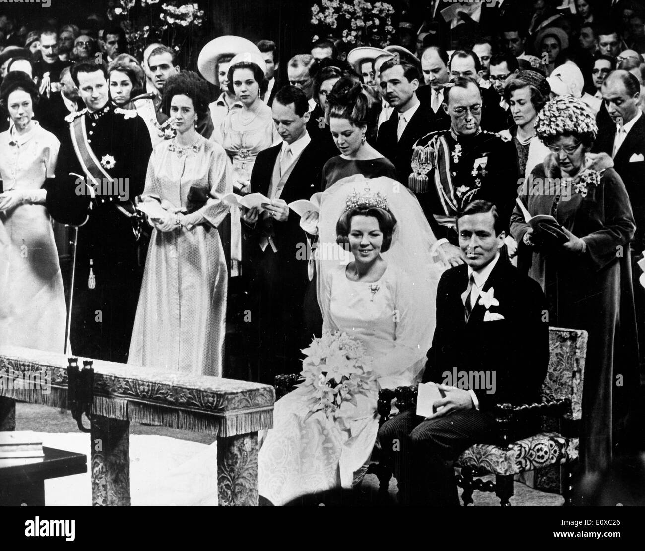 Beatrix claus wedding Black and White Stock Photos & Images - Alamy