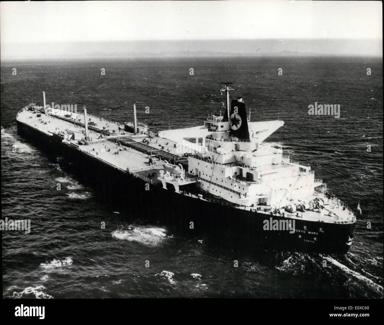 Feb. 02, 1966 - WORLD'S LARGEST SHIP SAILS: The 150,000-ton ''Tokyo ...