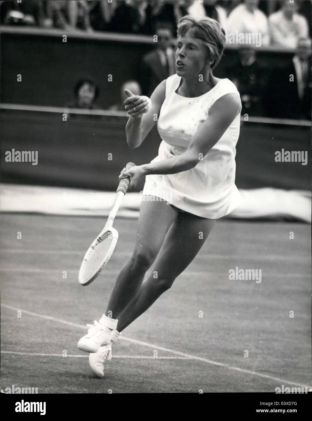 Jun. 06, 1966 - Wimbledon tennis championship tournament ladies day ...