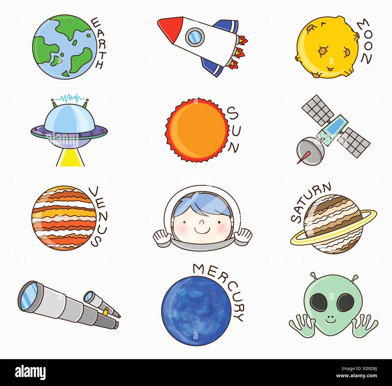 From space sun earth Cut Out Stock Images & Pictures - Alamy