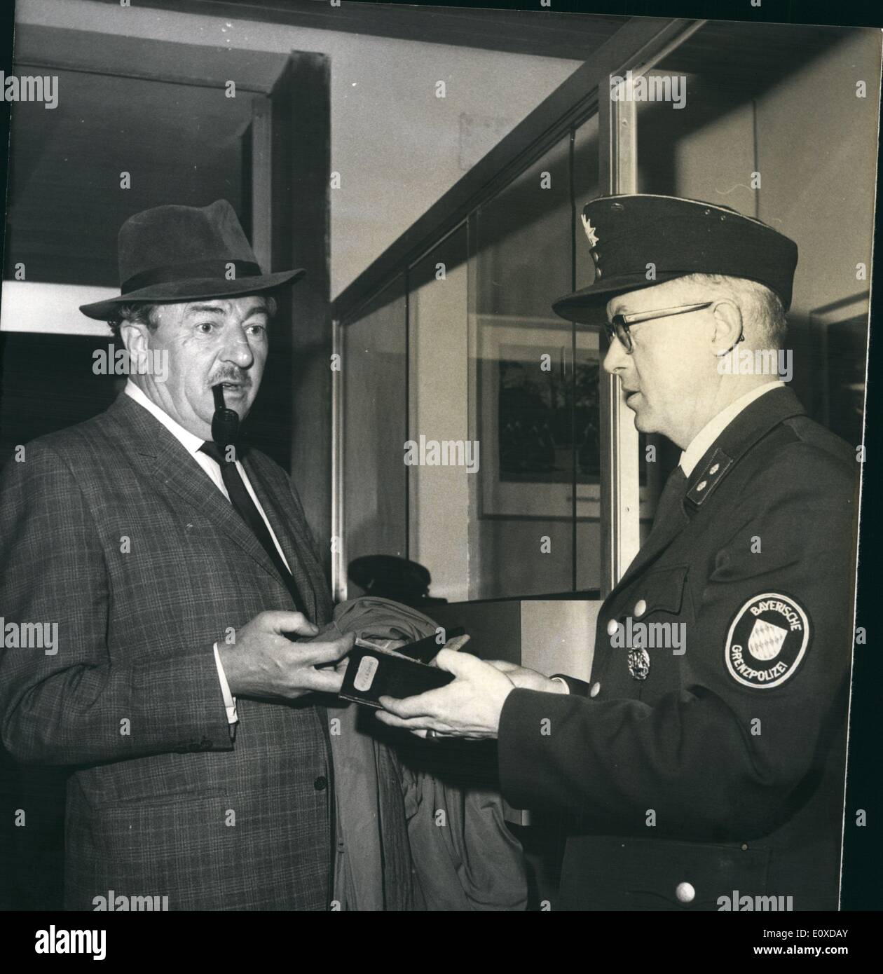 May 05, 1966 - Pictured is famed British actor Rupert Davies. He is ...