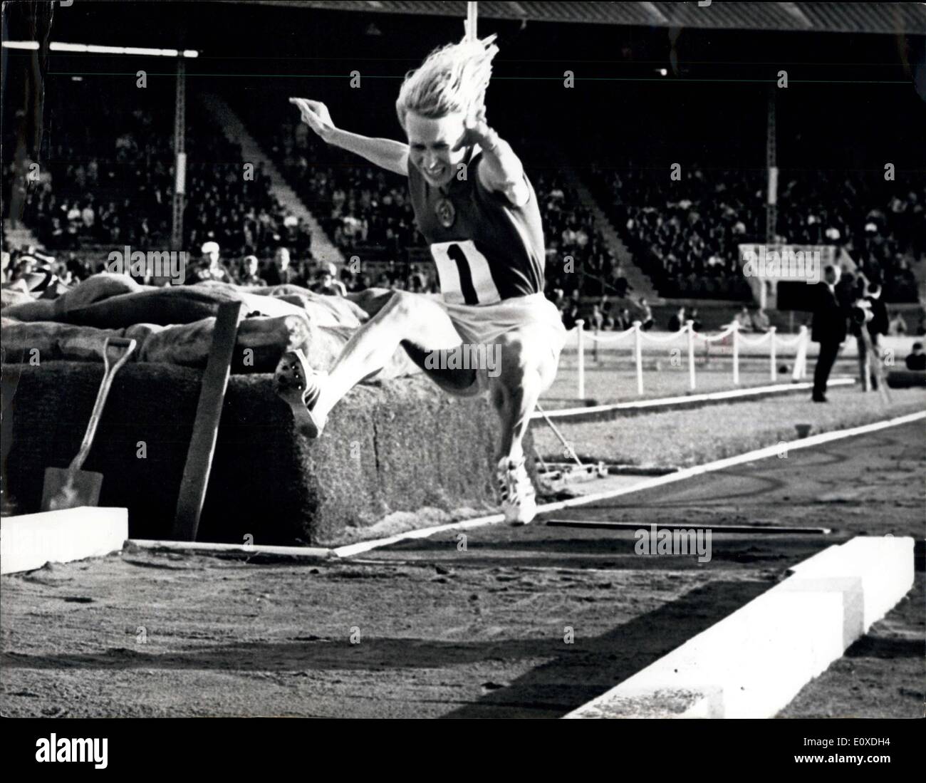 Jun. 17, 1966 - Tatyana Jumps: London, Famous Russian long-jumper ...