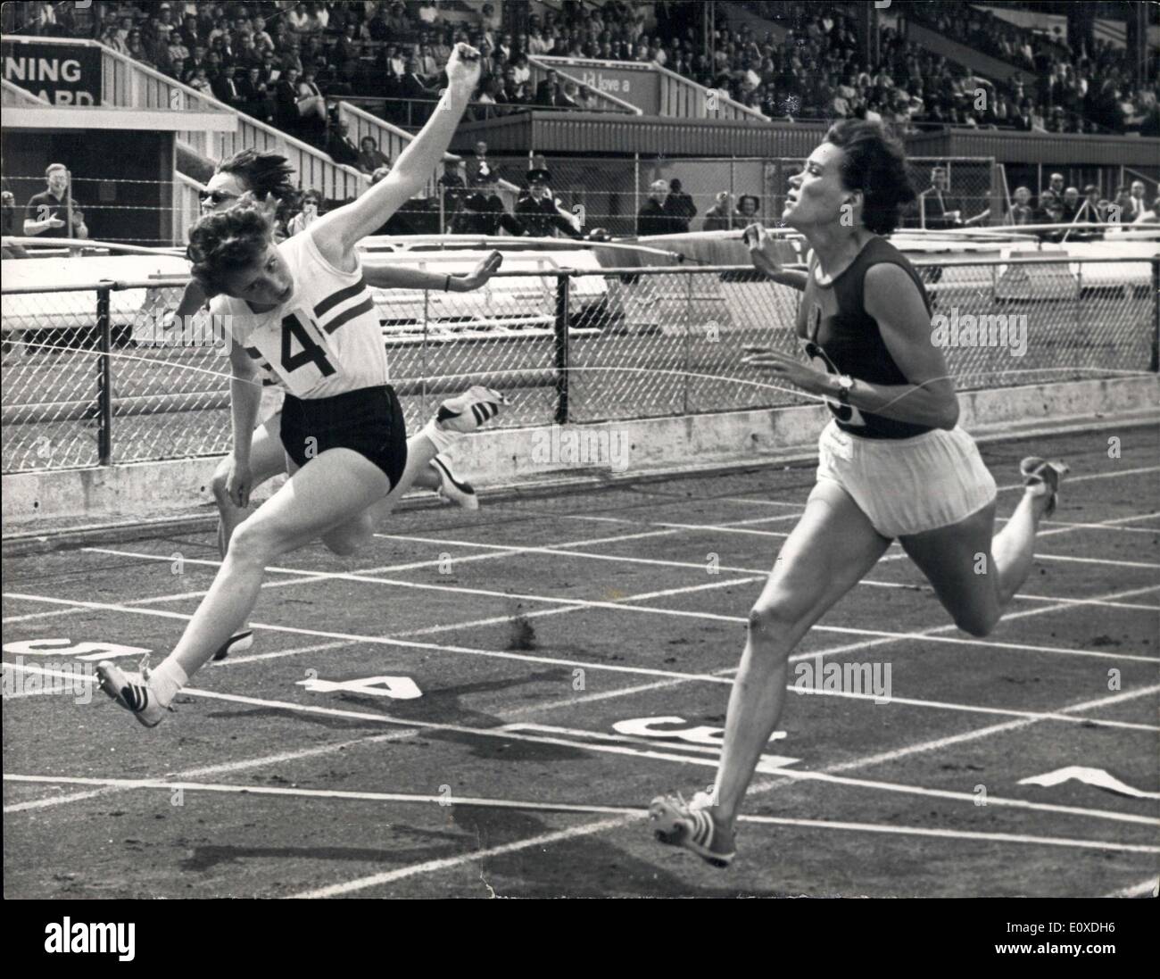 Jun. 18, 1966 - Jill Hall wins 100-metres women , London: Britain's ...