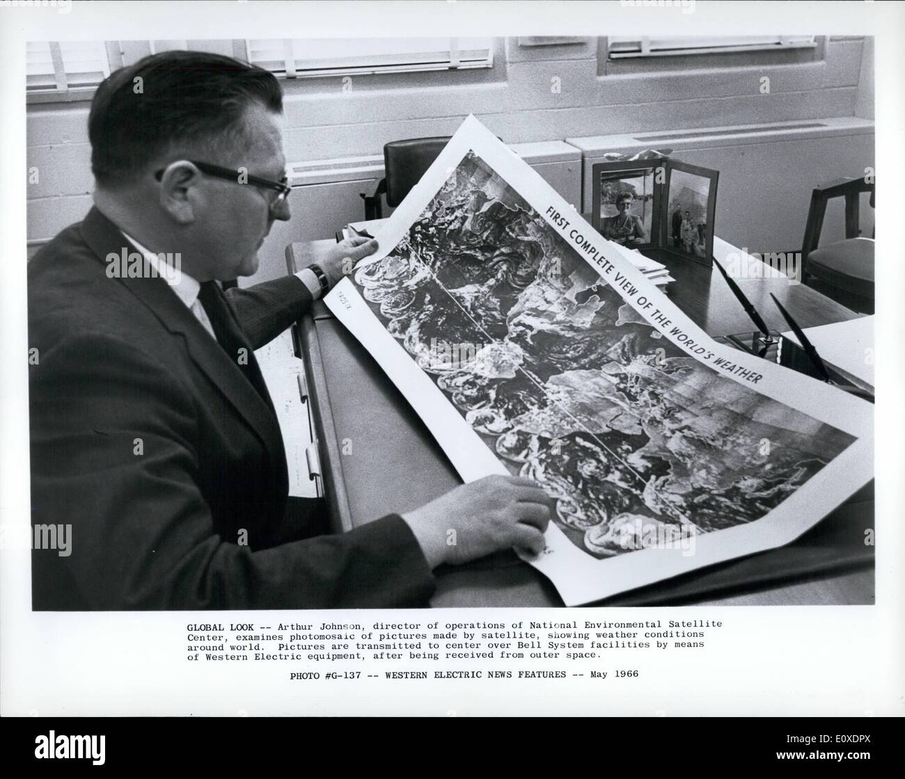 May 05, 1966 - Global Look -- Arthur Johnson, director of operations of ...