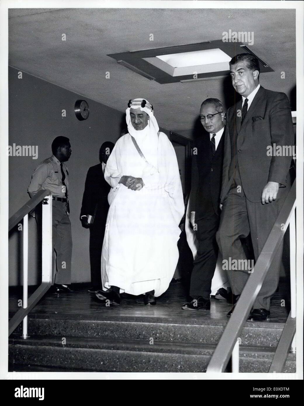 His majesty faisal bin abdul aziz visit in headquarters hi-res stock ...