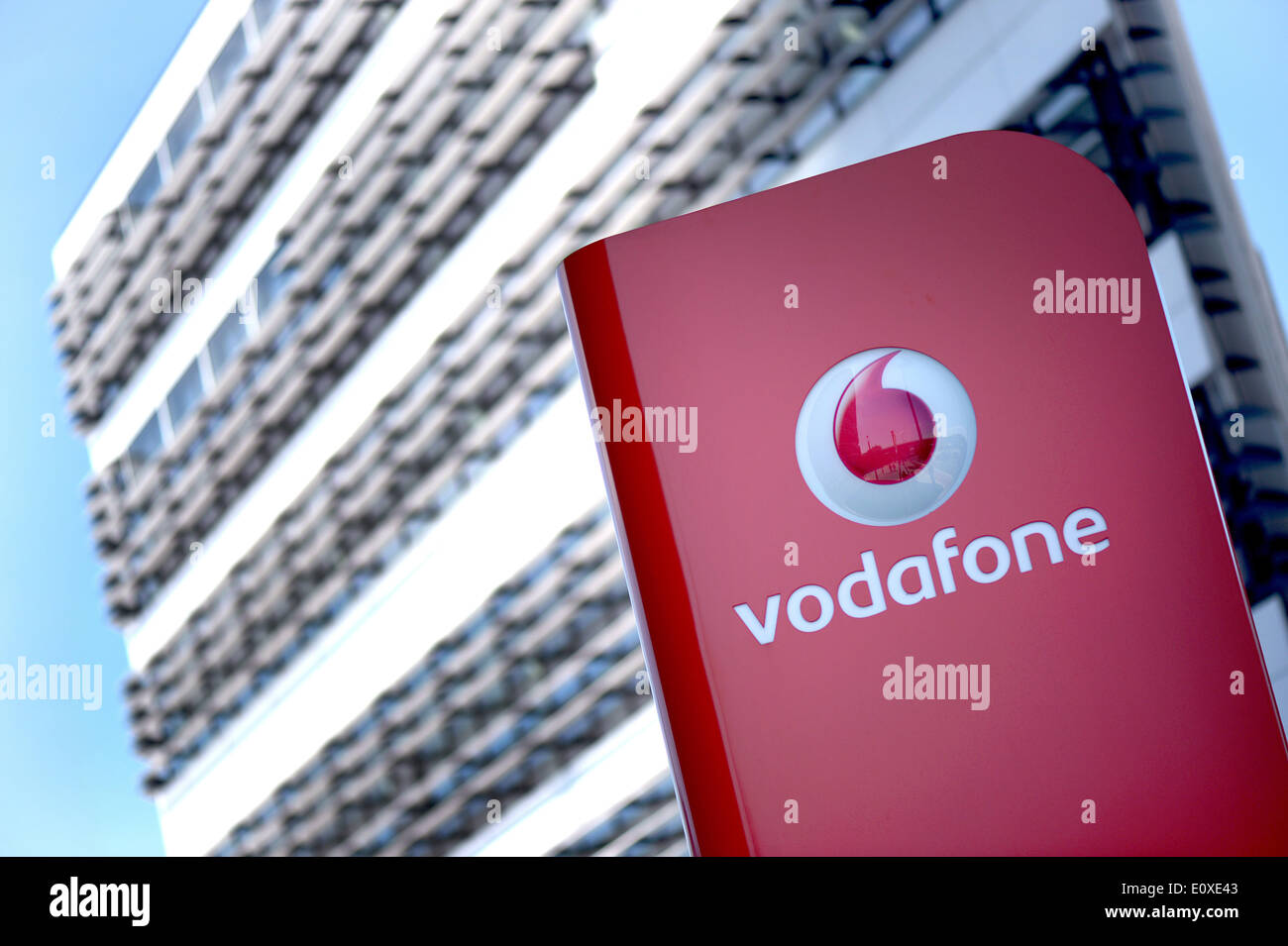 Duesseldorf, Germany. 20th May, 2014. Vodafone's Germany headquarters ...