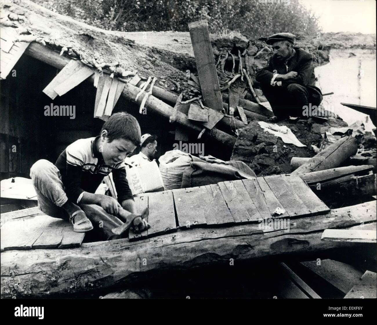 Aug. 08, 1966 - Earthquake Scenes From Turkey. Original pictures just ...