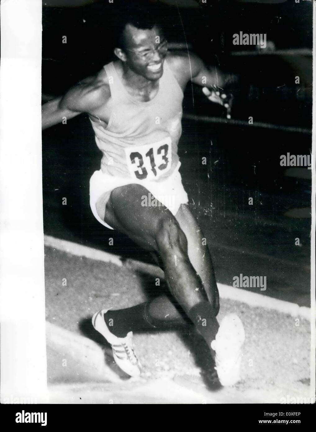 Aug. 08, 1966 - British empire and commonwealth games. Nigeria's Sam ...