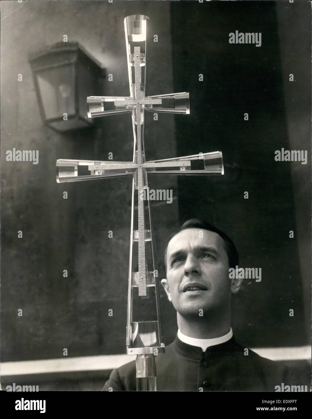 Aug. 08, 1966 - NEW CROSS FOR THE ARCHBISHOP OF CANTERBURY. When the ...