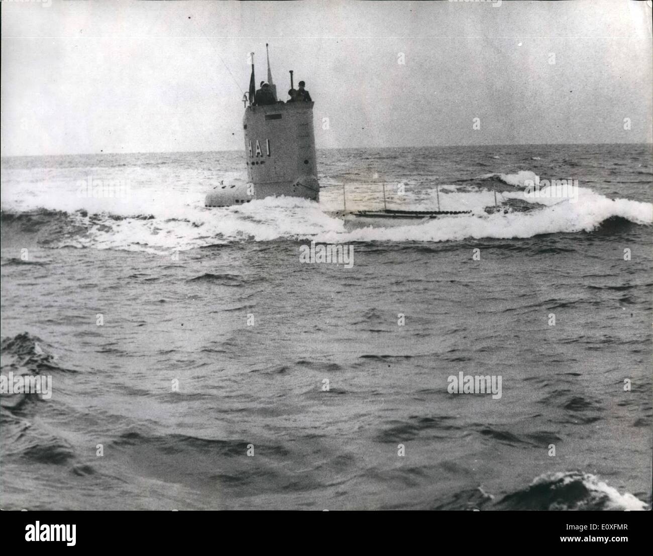 Sep. 09, 1966 - Submarine Sinks in the North Sea: A German submarine ...