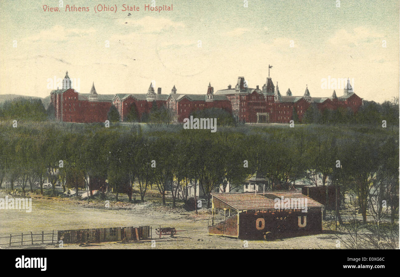 This postcard from the Bowden Collection offers a view of the Athens ...