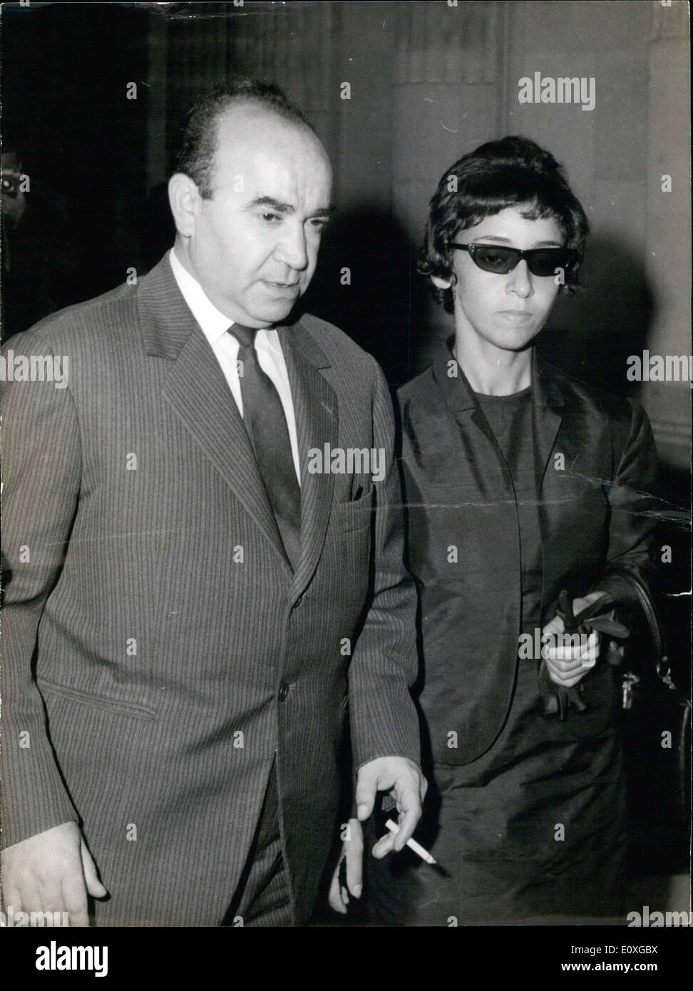 Sep. 12, 1966 - Kidnapping Trail Moroccan Ben Barka Wife of Barka ...