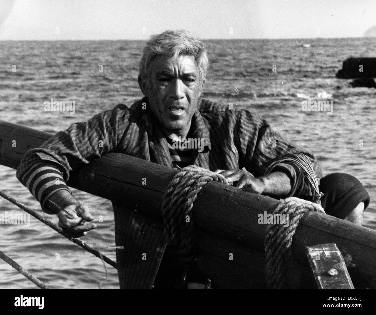 Actor Anthony Quinn in a scene from the film 'The Rover' Stock Photo ...