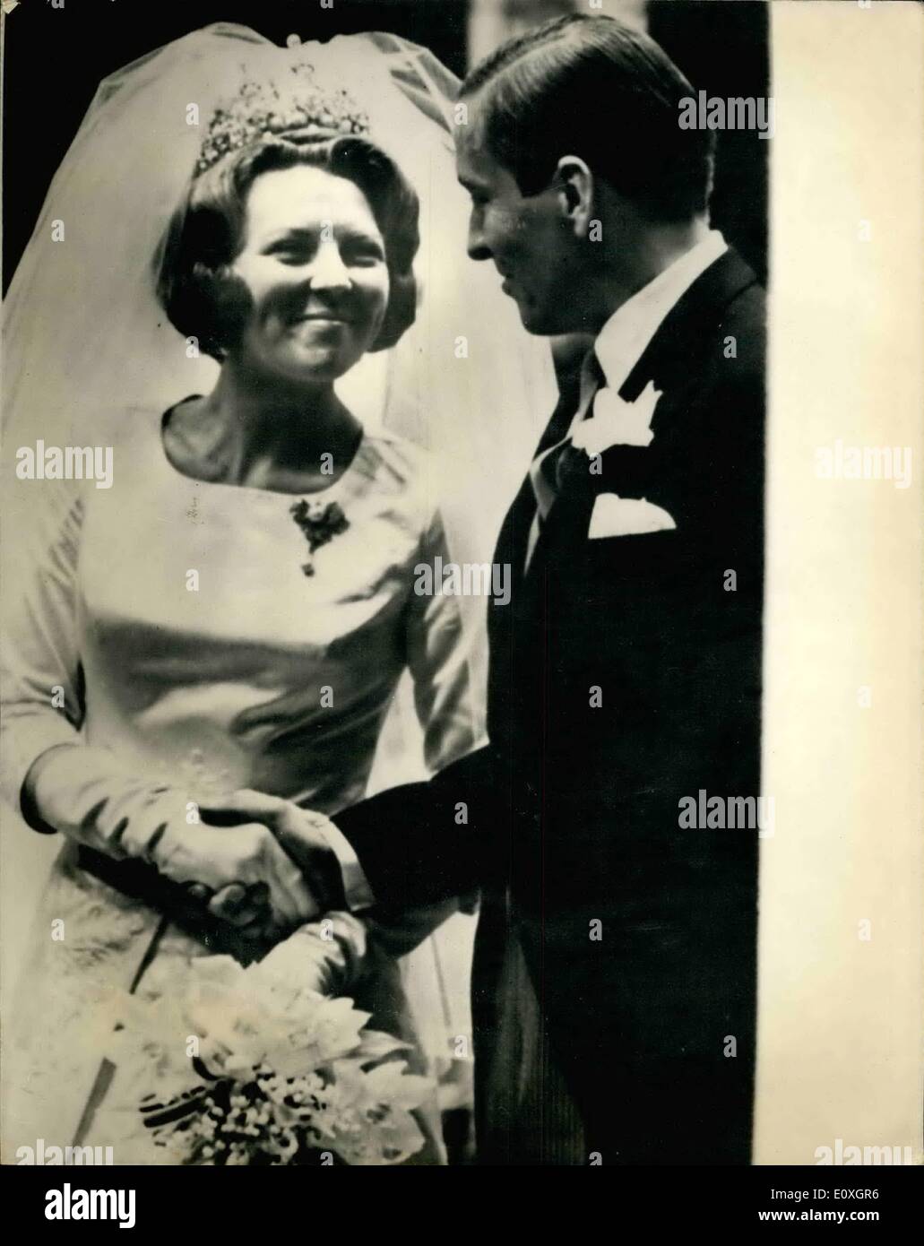 Oct. 10, 1966 - Princess Beatrix Weds in Amsterdam. Crown Princess ...