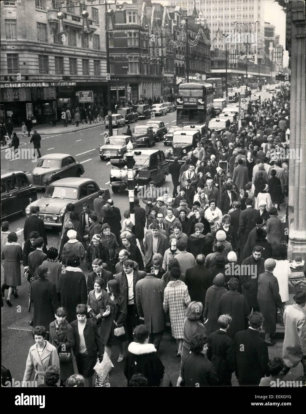 Dec. 12, 1966 - The Great Christmas Shopping Rush in London's Oxford ...