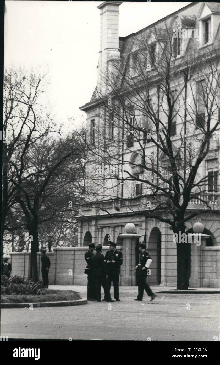 Oct. 10, 1966 - In front of the British Embassy at Buenos Aires, there ...