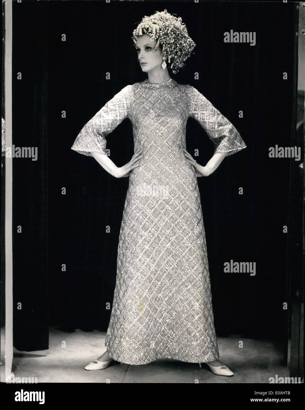 Jan. 01, 1967 - Hartnell Spring Collection: Photo show. Sally is seen ...