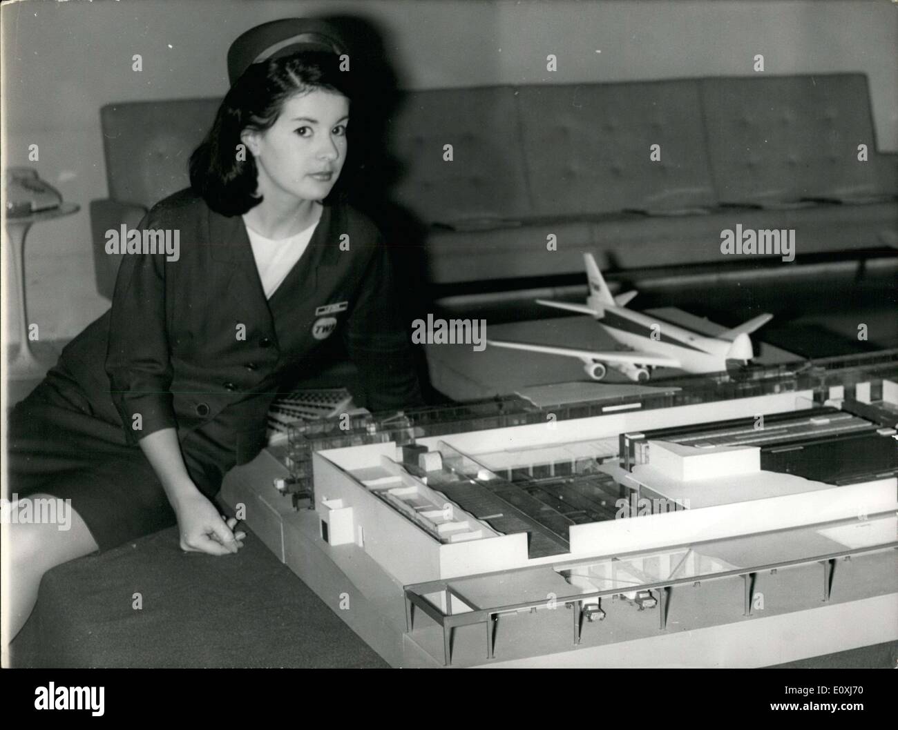 Feb. 08, 1967 - TWA Presents New Freight Terminal Model Boeing 747 ...