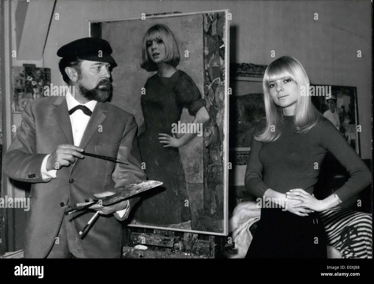 Jan. 07, 1967 - The young singer France Gall will serve as a model ...