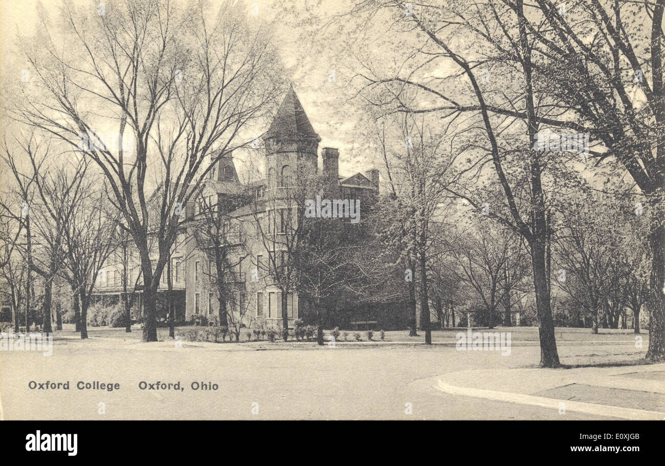 Campus scenery postcards hi-res stock photography and images - Alamy