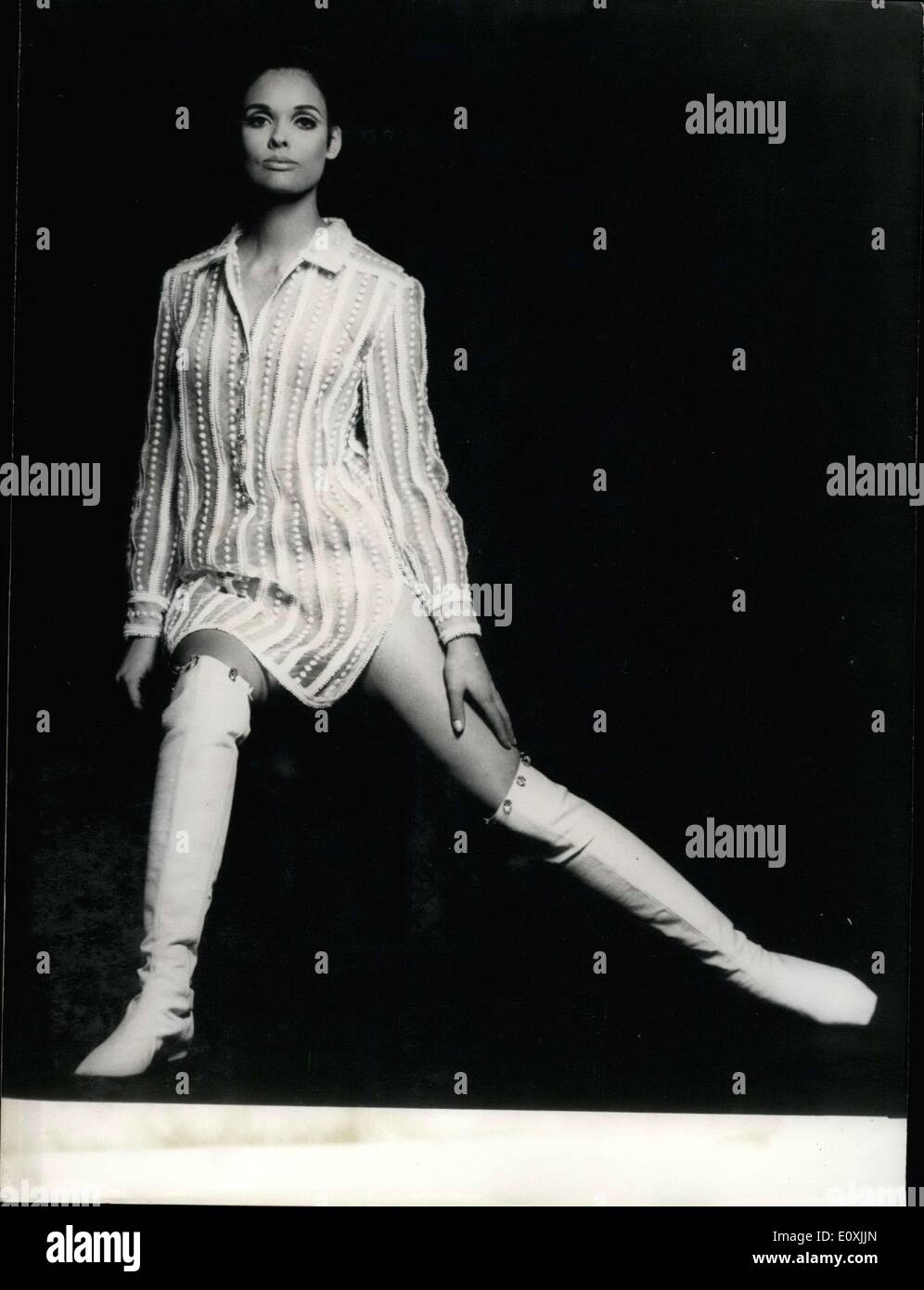 Feb. 18, 1967 - Here is an original outfit designed by Jacques Heim for ...