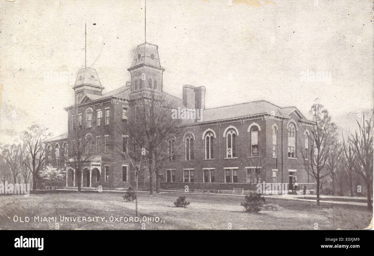 Old Miami University Stock Photo - Alamy
