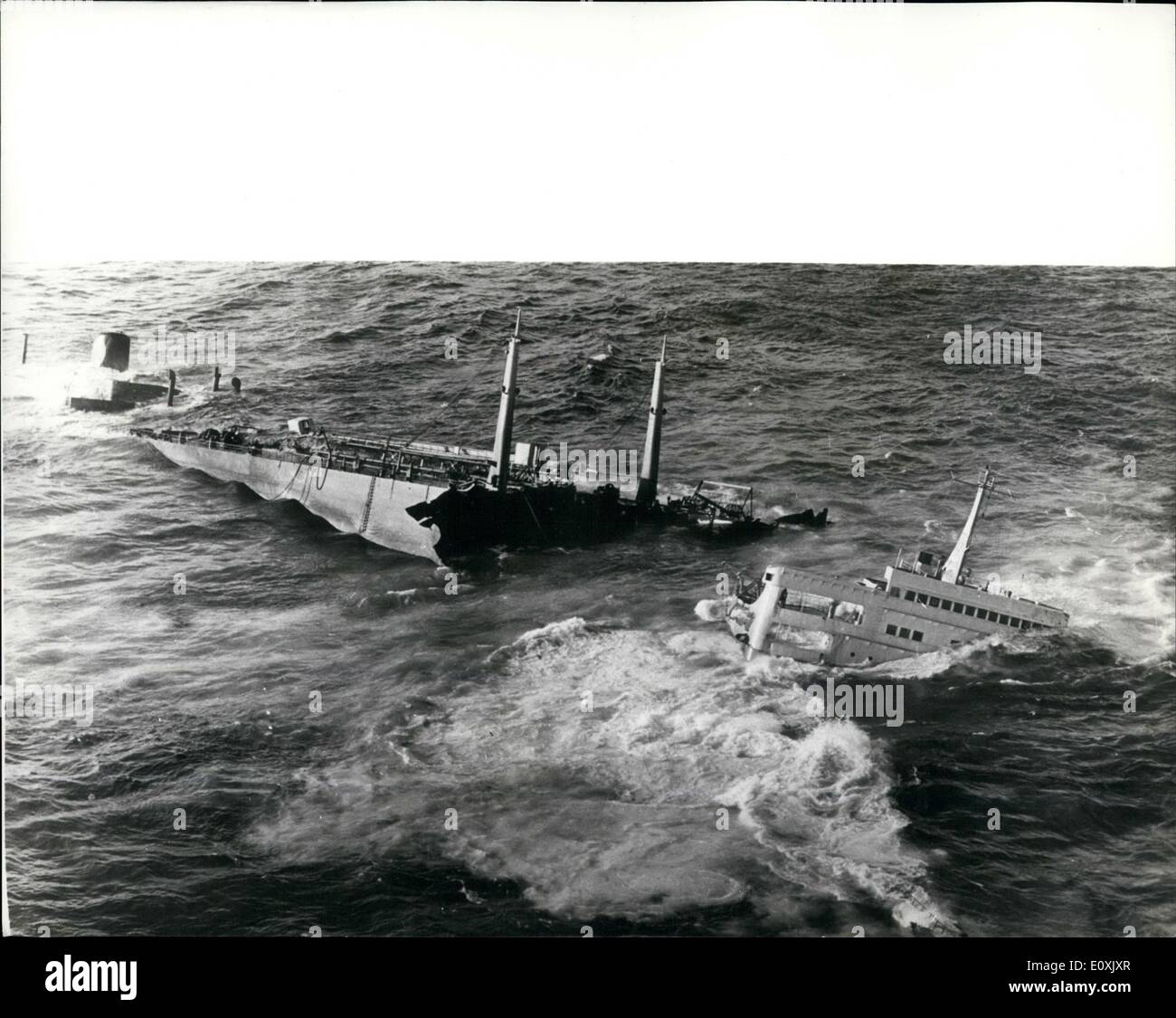 Mar. 03, 1967 - Gale Pounds The Torrey Canyon. Photo Shows:- The ...