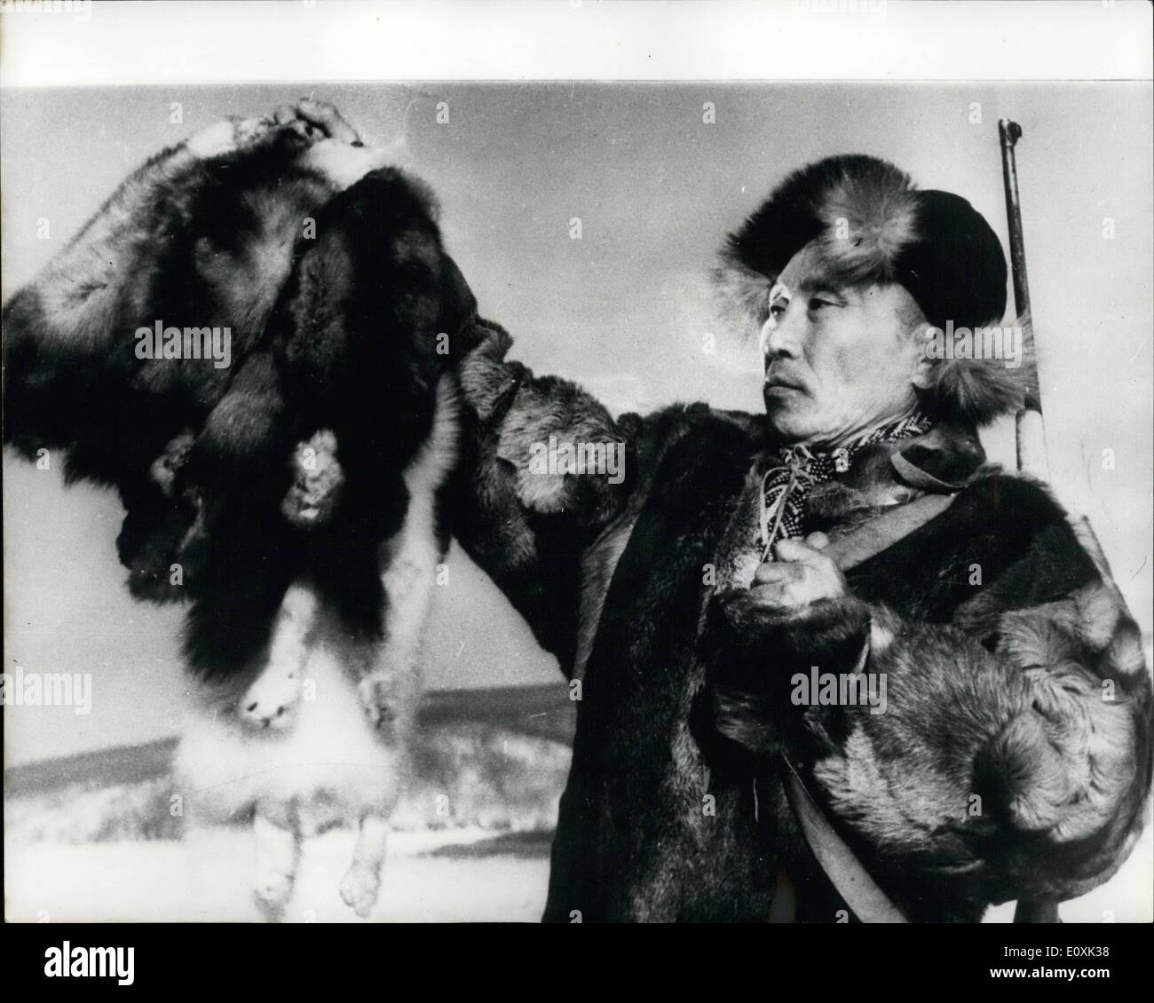 Feb. 02, 1967 - Soviet Marten Hunter: In the freezing eastern zone of Siberia it is the season ...