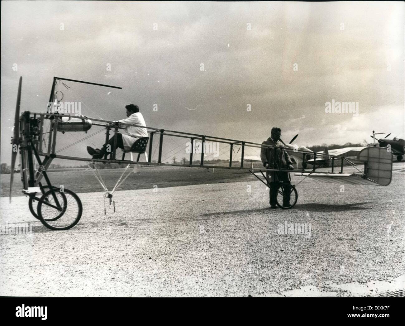 Mar. 03, 1967 - An Aircraft built by flying Pioneer Bleriot in 1909 ...