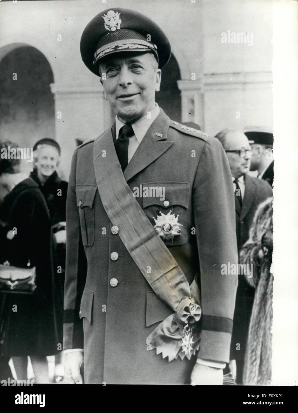 Mar. 03, 1967 - General Lemnitzer awarded the gran cross of the Legion ...