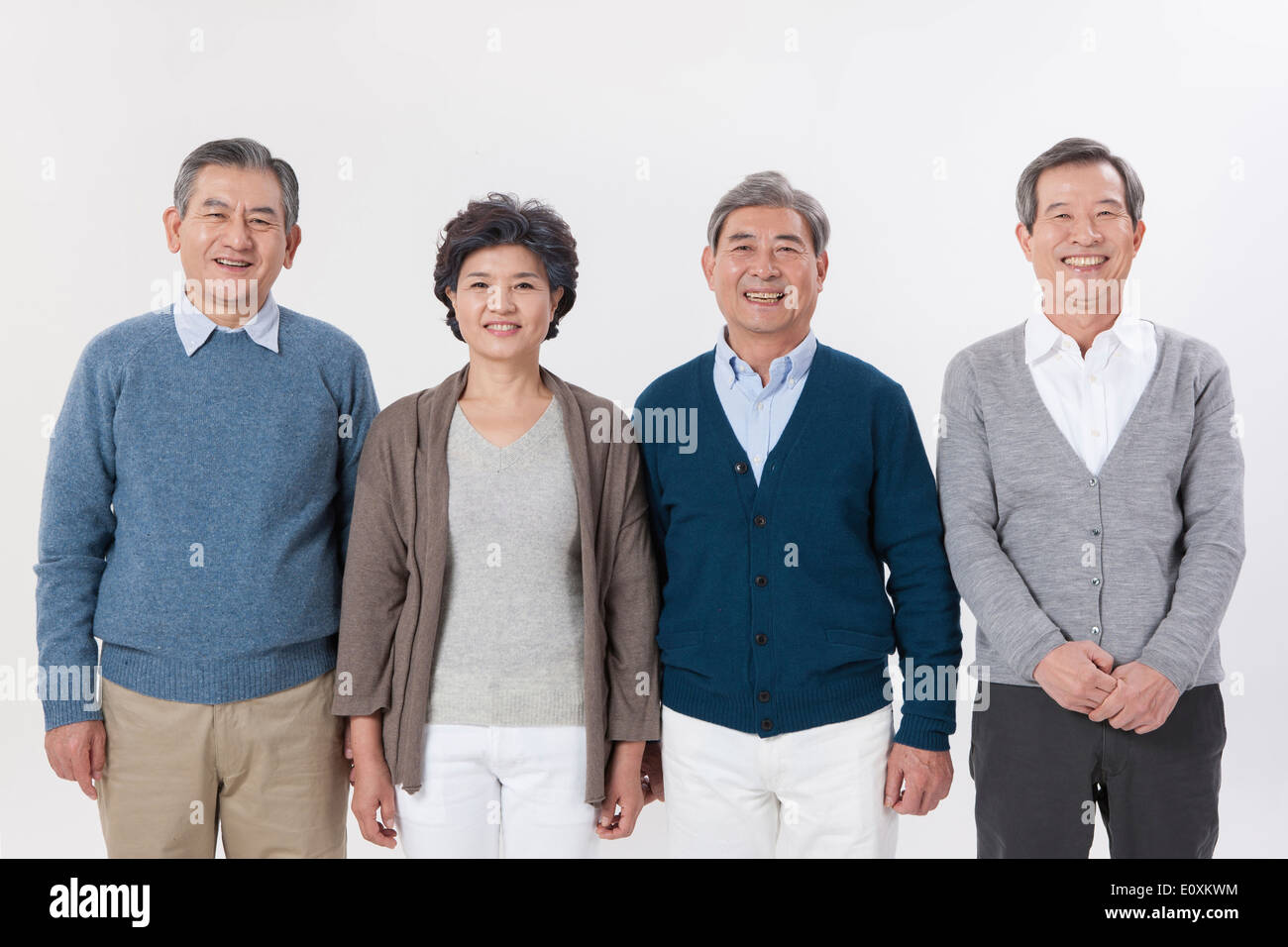 a group of old people posing Stock Photo - Alamy