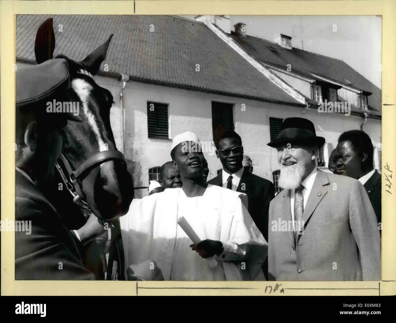 Apr. 04, 1967 - The President of the Republic Tschad, Francois ...